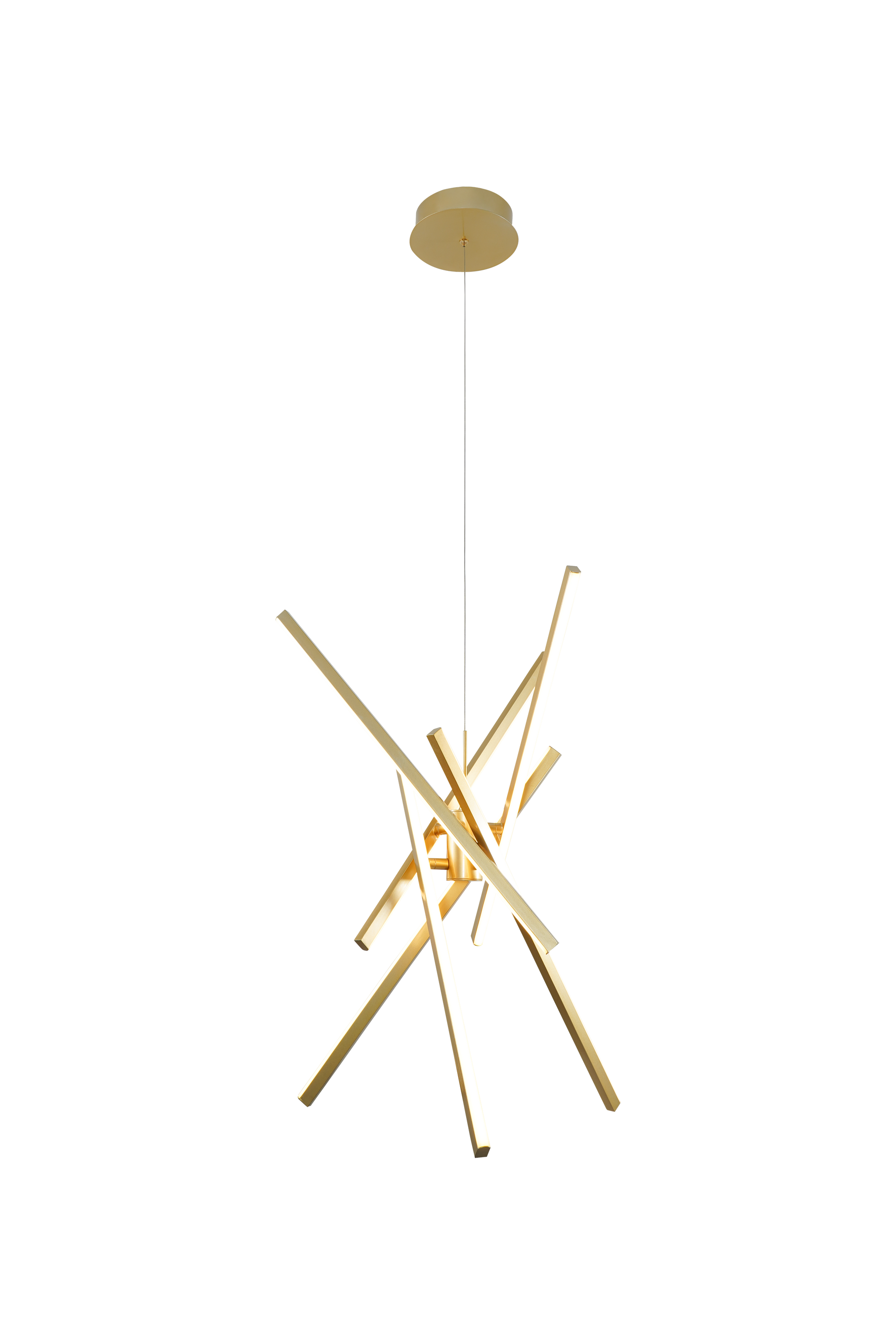 Shane Modern Gold LED Light Fixture